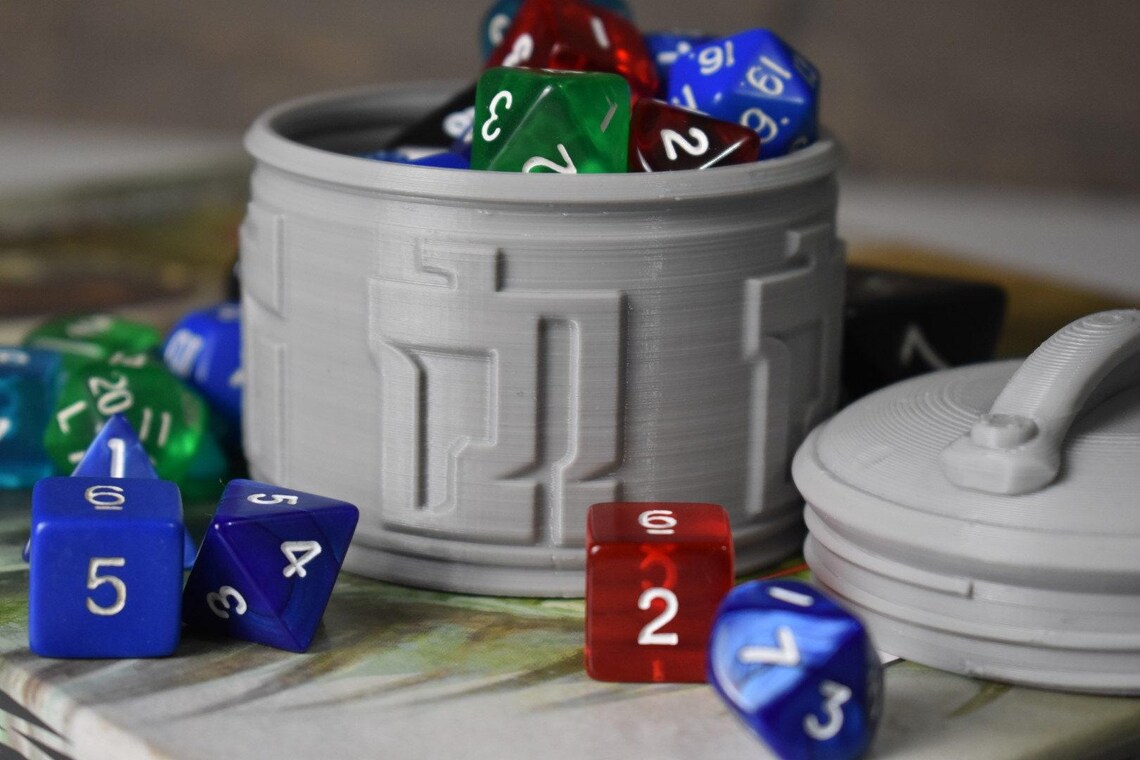 Monk Themed Dice, Token, Counter, Trinket Box USA Made • Handmade RPG ...