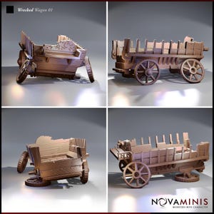 Ruined Wagon for RPG Immersive Needs - Etsy