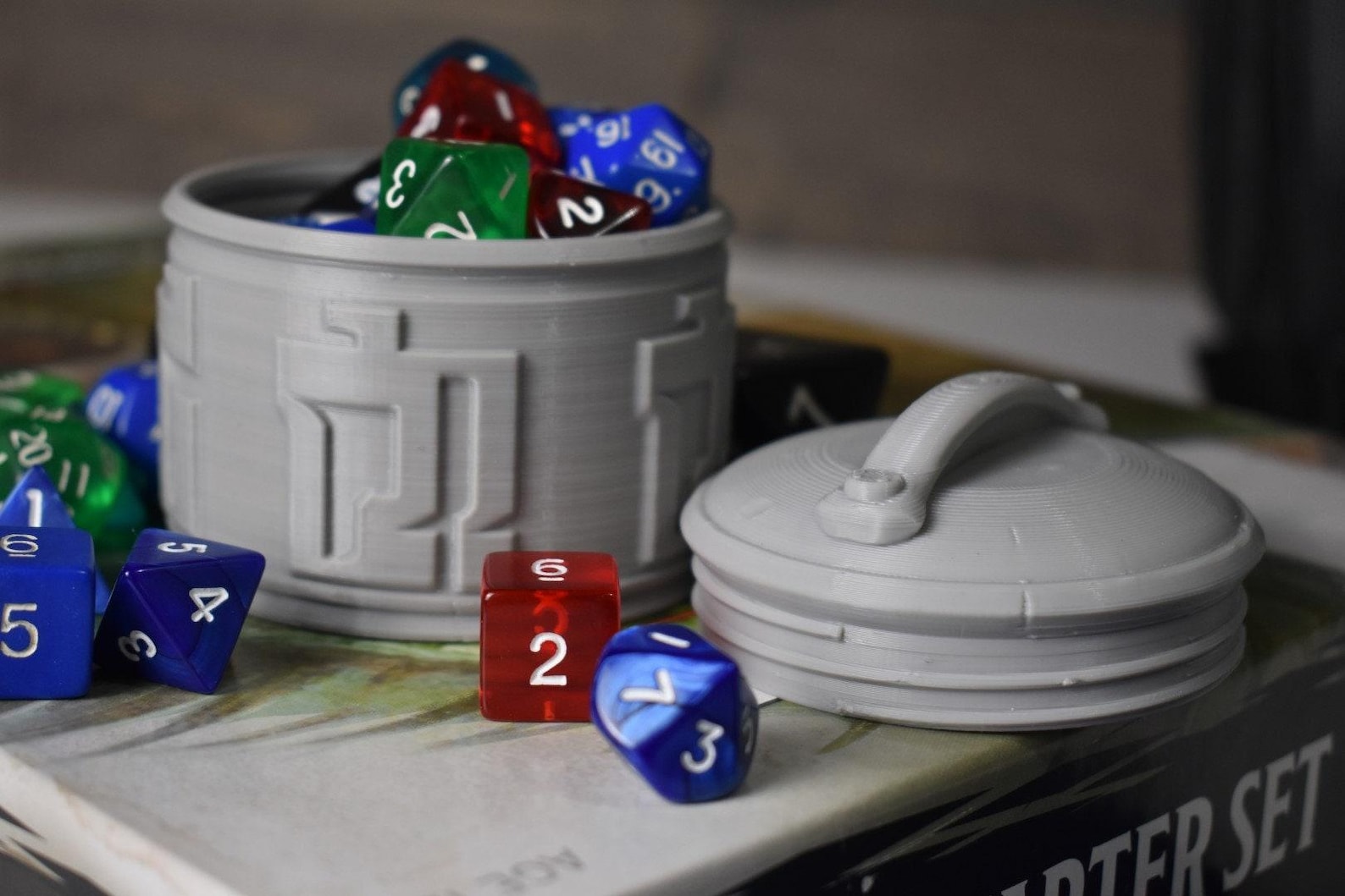 Monk Themed Dice, Token, Counter, Trinket Box USA Made • Handmade RPG ...