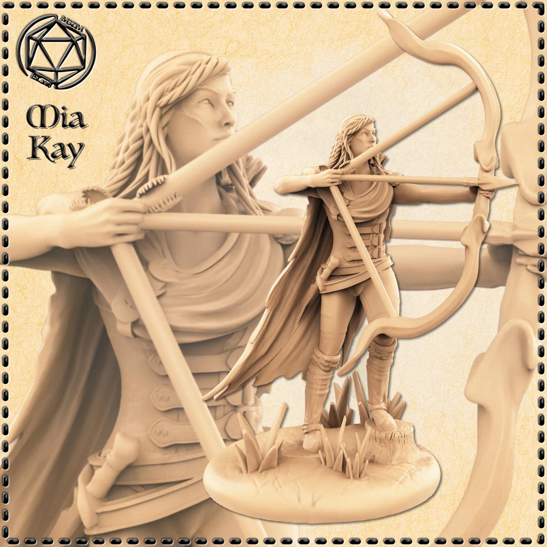 Dryad Ranger All Tabletop RPG Compatible RPG Mia Kay - Etsy