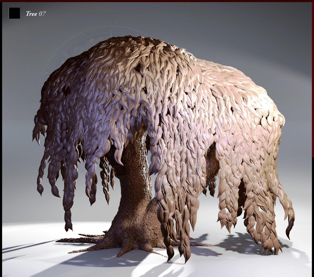 Large Tree Type 7 for RPG Immersive Needs - Etsy