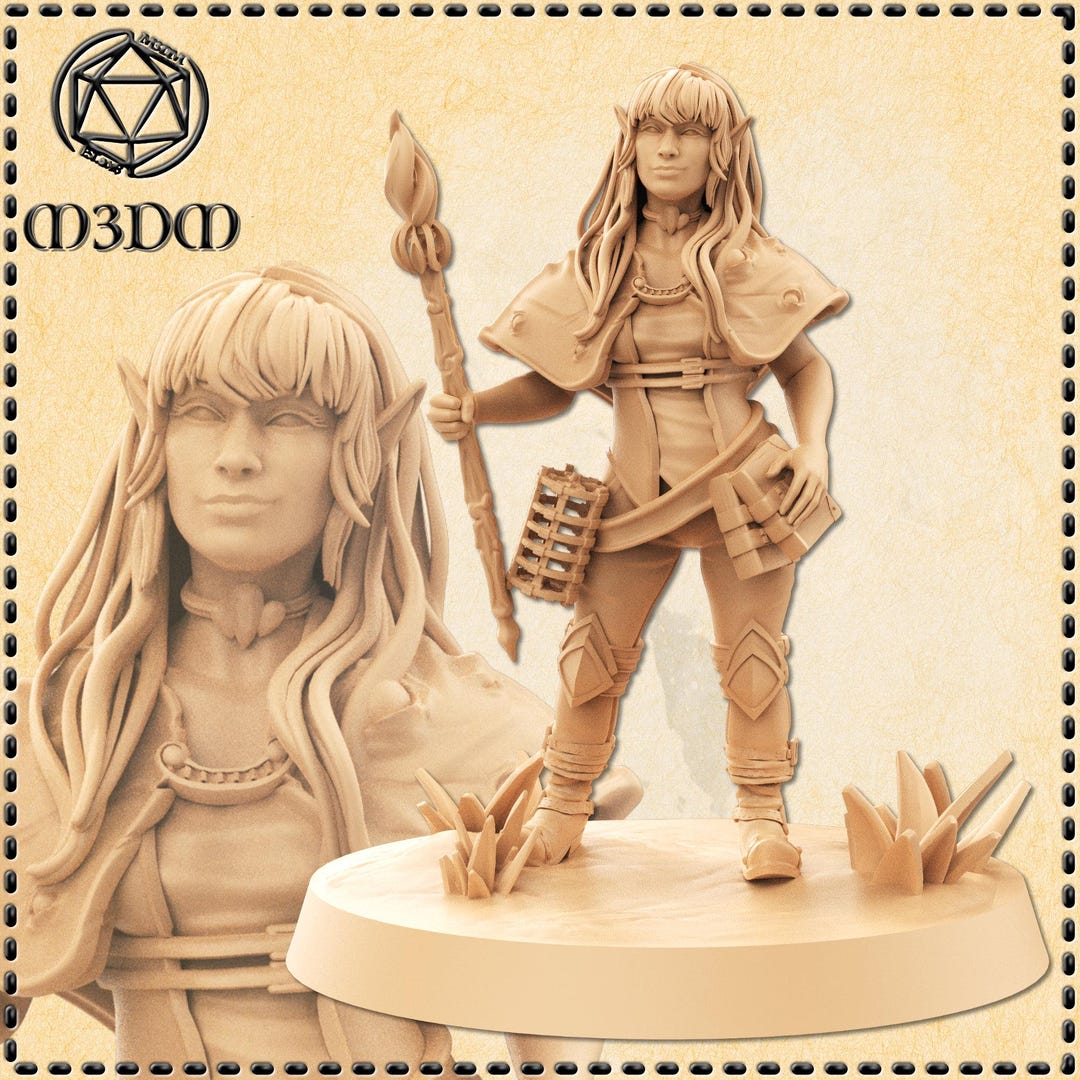 Halfling Warlock | Fantasy Resin Miniature | All Tabletop RPG Compatible | Mia Kay - Etsy