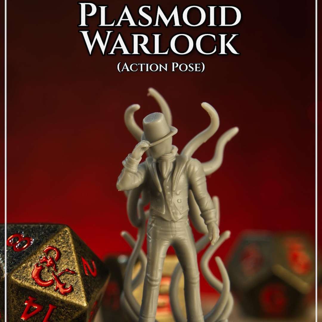 Plasmoid Warlock Mini | Sci-fantasy TTRPG Resin Figure | Spelljammer ...