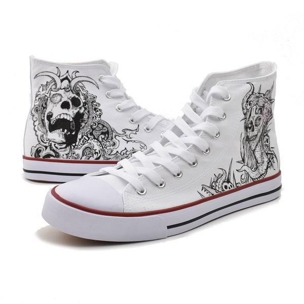 Skeleton Shoes - Etsy