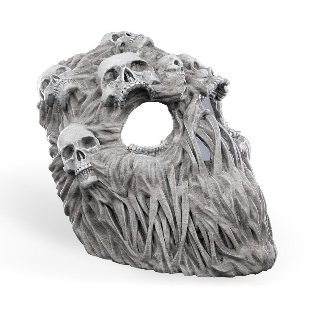 Ghoul Face Halloween Party Mask - Etsy