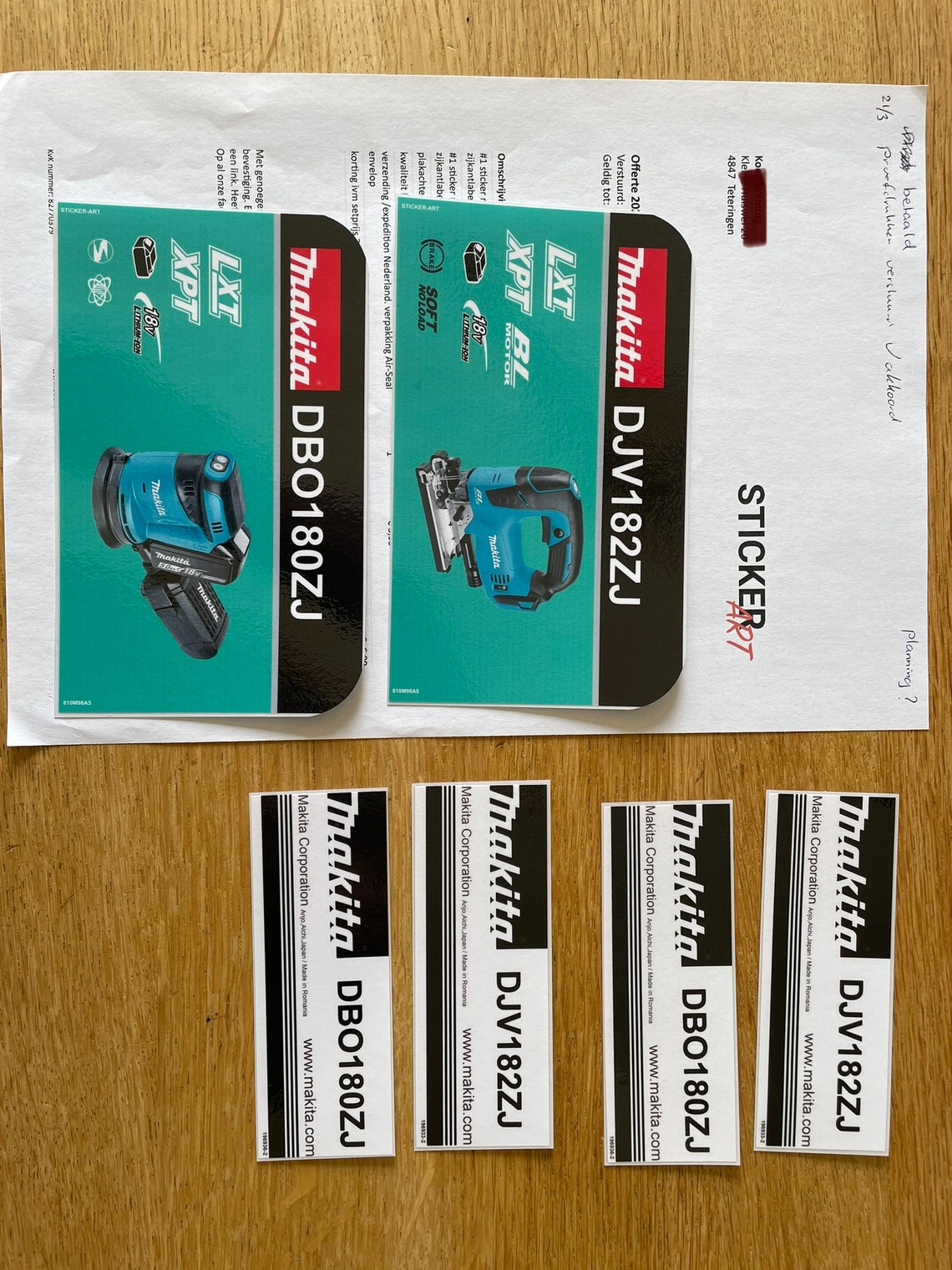 Makita Festools MBOX Bosch Hikoki Tool Stickers - Etsy