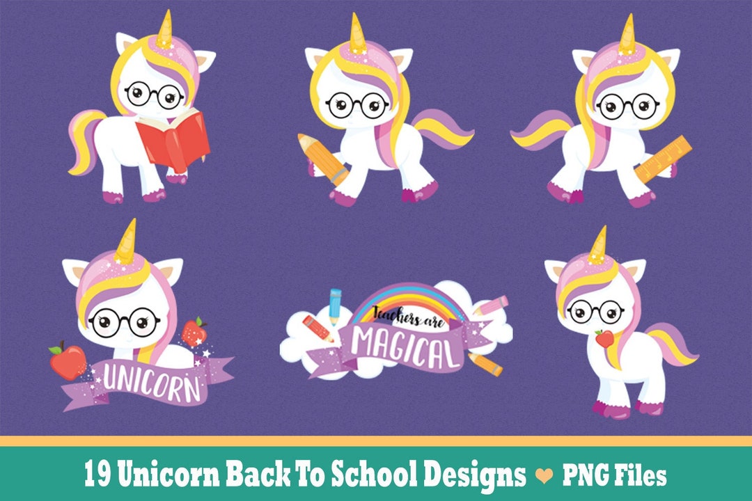 Unicorn Back to School,back to School Svg Bundle, Girl First Day of ...
