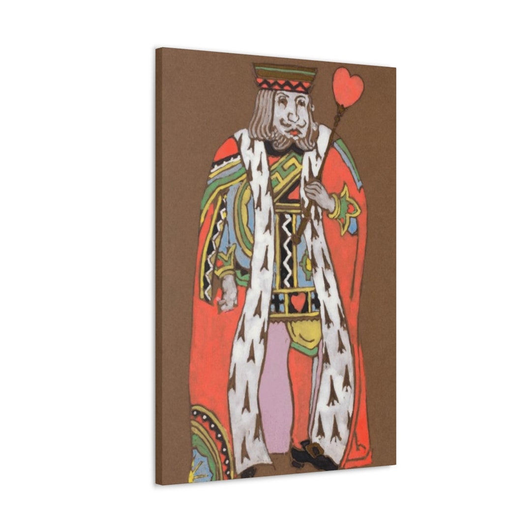 King of Hearts 1915 by William Penhallow Henderson, Canvas Art, Tea ...
