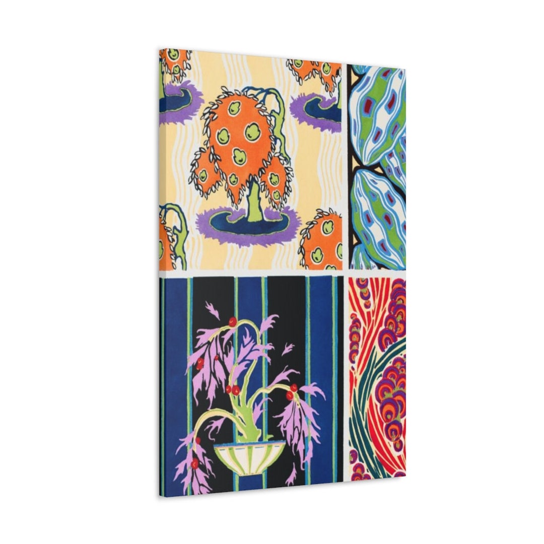 E.A. Seguy Art Deco Bright Patterns Art Canvas,pattern Vintage Art ...