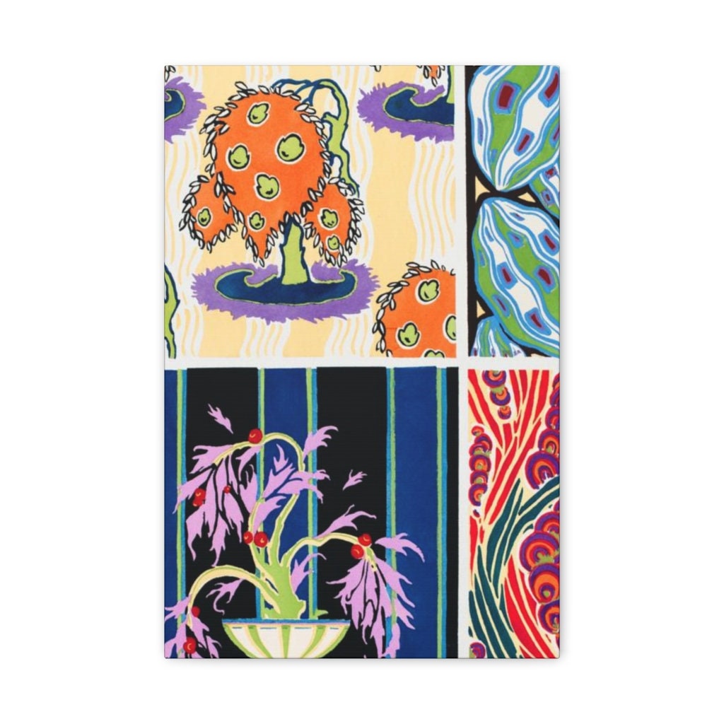 E.A. Seguy Art Deco Bright Patterns Art Canvaspattern - Etsy