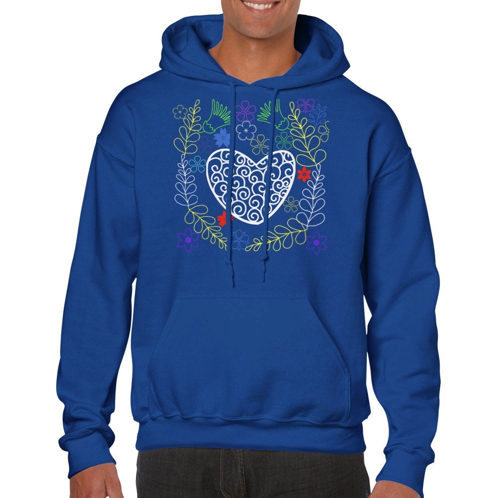 Floral Anishinaabe Hoodie - Etsy