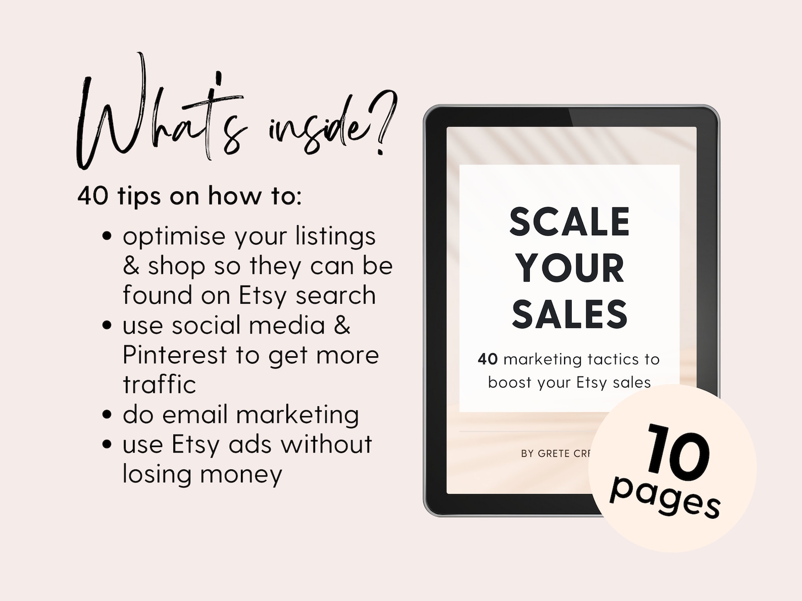 Etsy Seller Guide, Etsy Shop Marketing, Increase Etsy Sales, Strategies ...