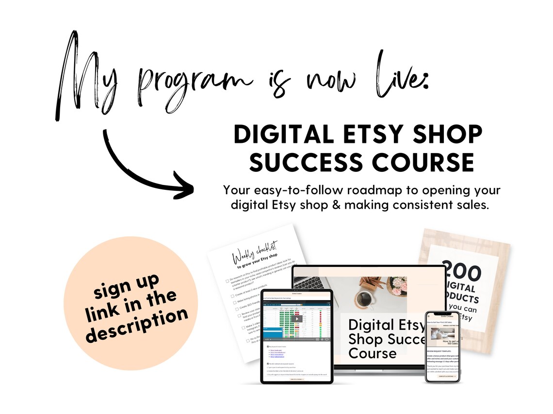 Etsy Seller Guide Etsy Shop Marketing Increase Etsy Sales - Etsy