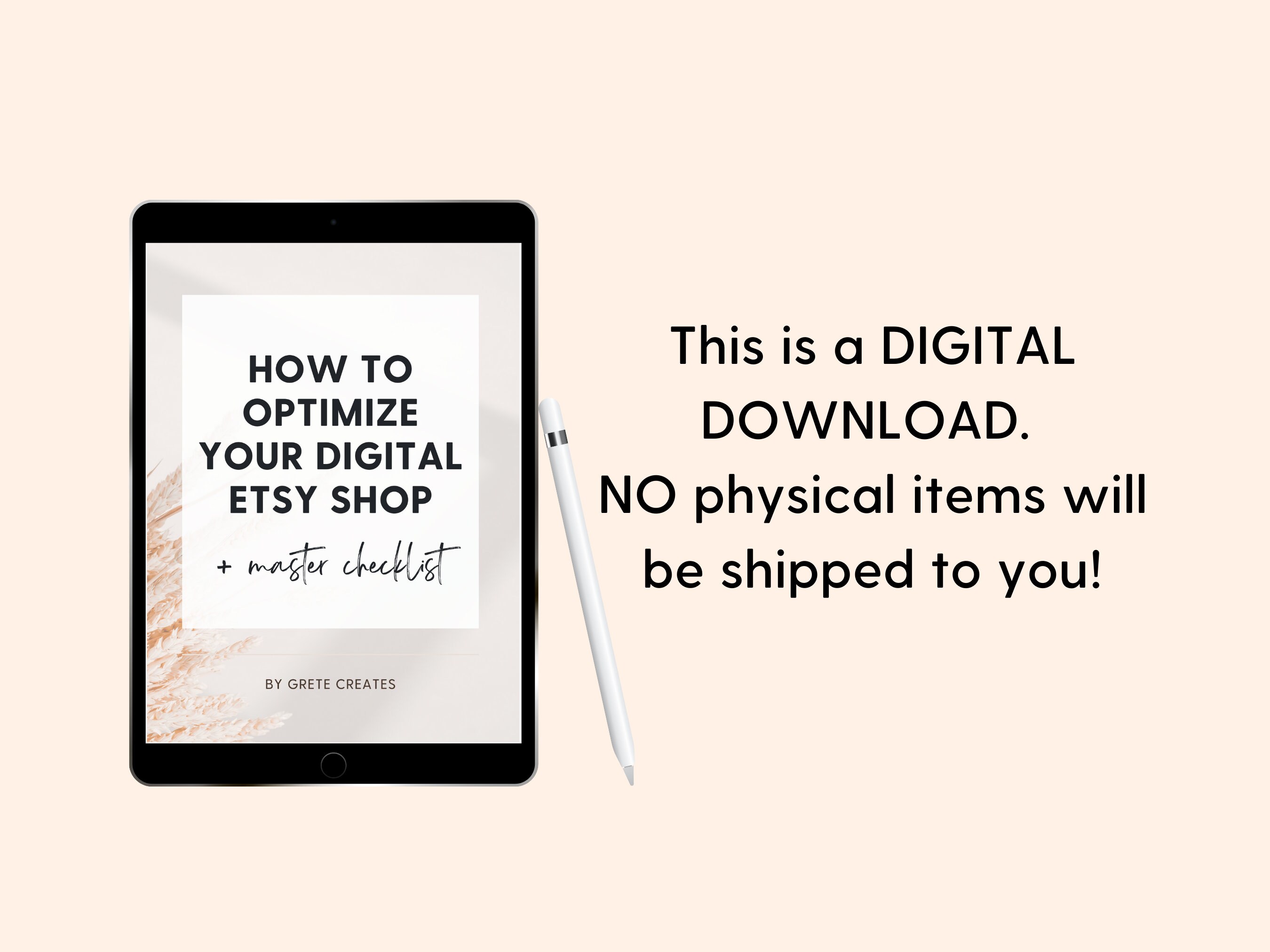 How to Optimize Your Digital Etsy Shop, Etsy Guide, Etsy SEO Help - Etsy