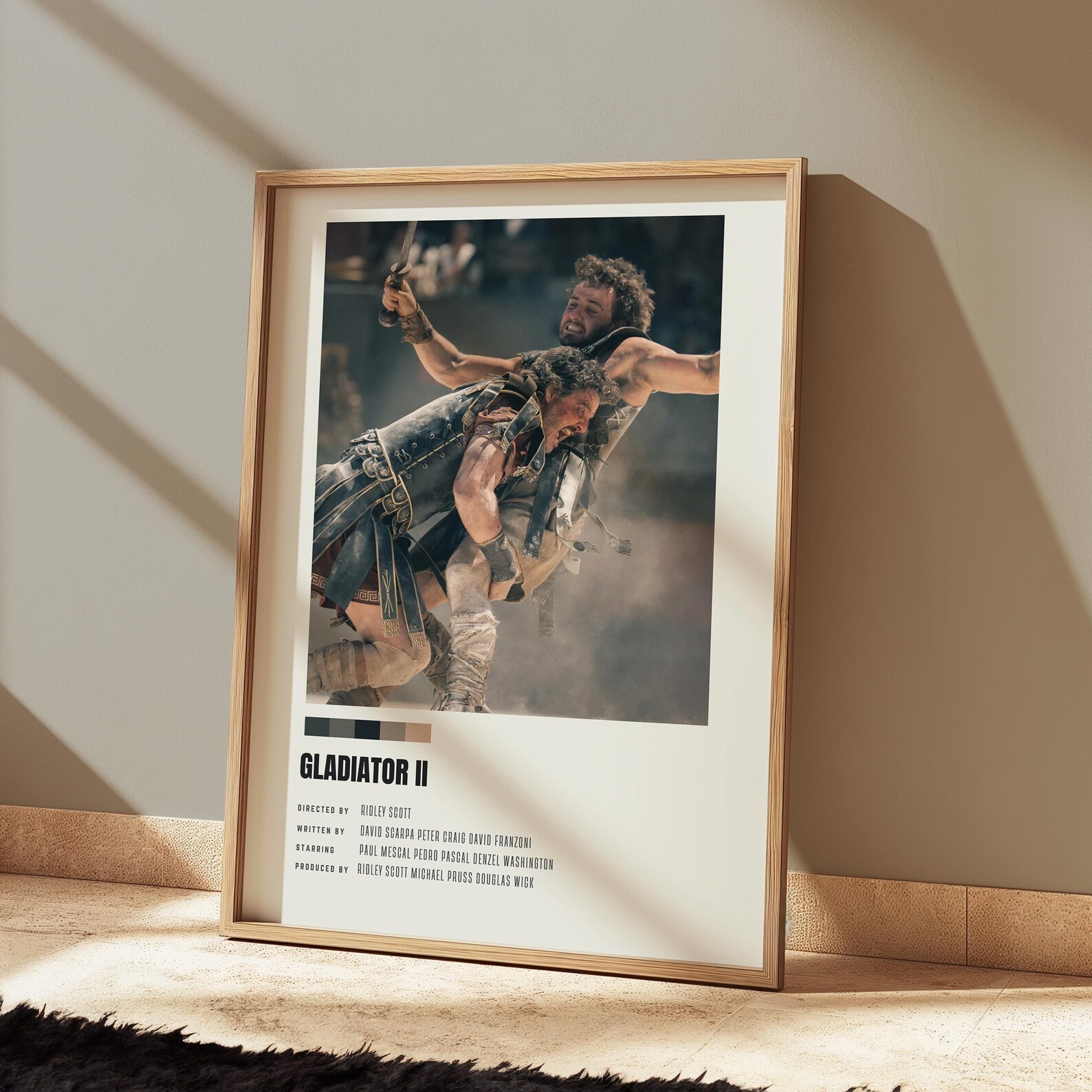 Gladiator II Minimalist Movie Poster Custom Movie Poster Vintage Art ...