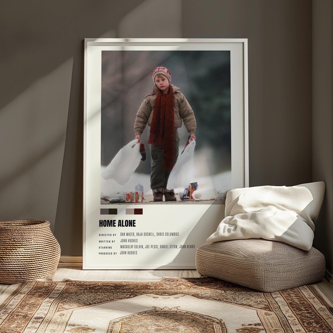 Home Alone Minimalist Movie Poster Custom Movie Poster Classic ...