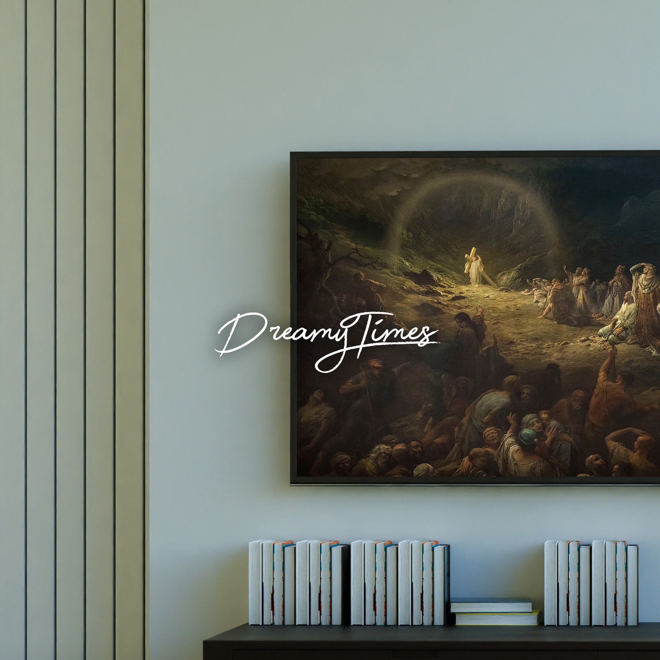 Vintage the Valley of Tears Art Jesus Printable Wall Art Religious ...