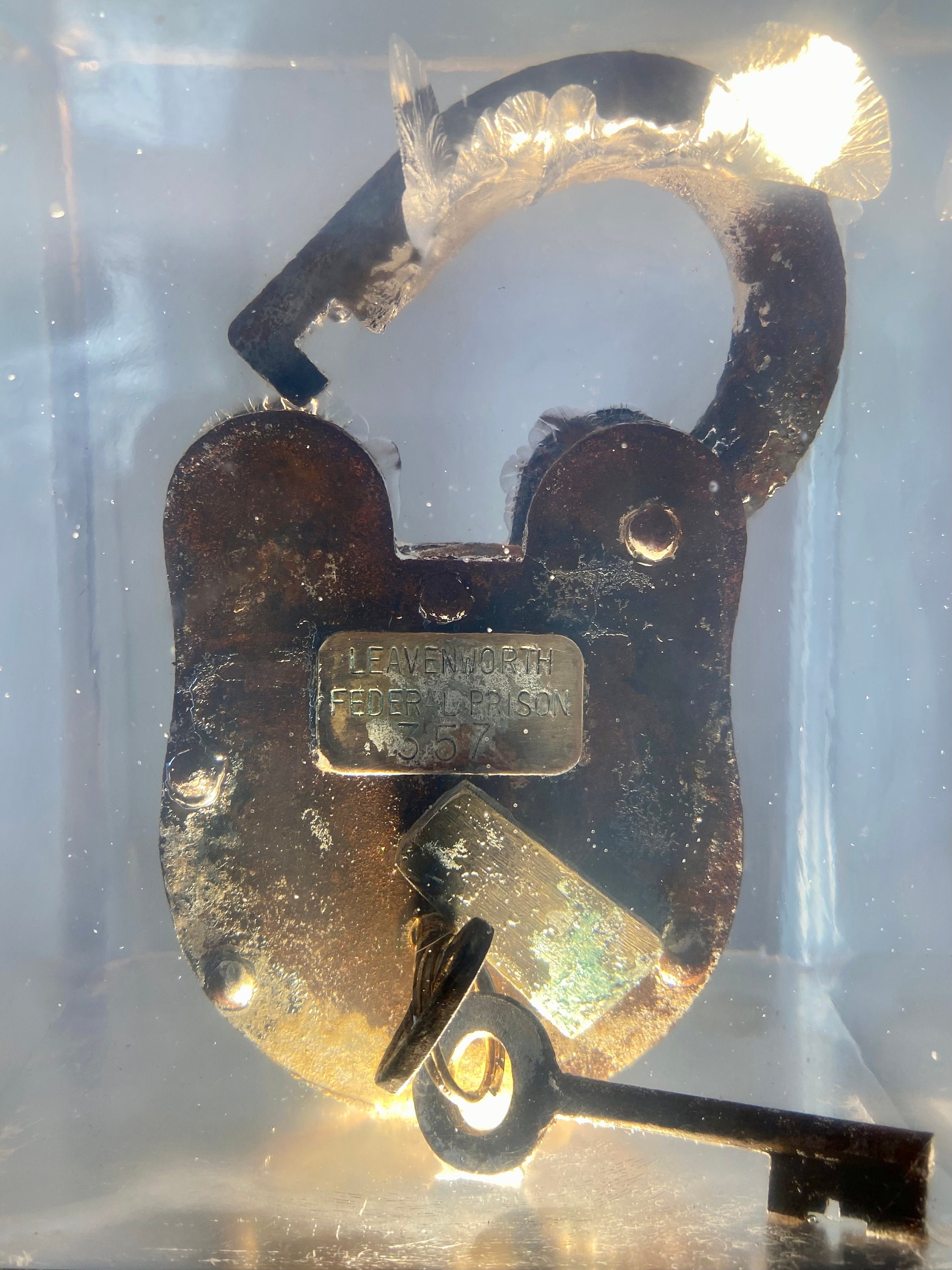 Prison Lock Leavenworth Federal Prison - Etsy