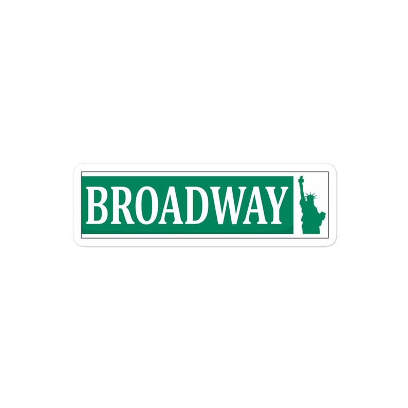 Broadway New York City Sticker - Etsy