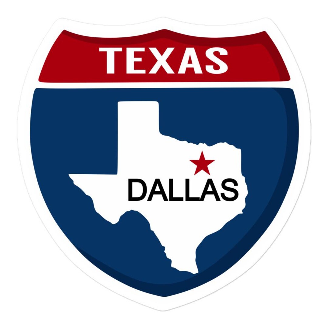 Dallas Texas Sticker - Etsy