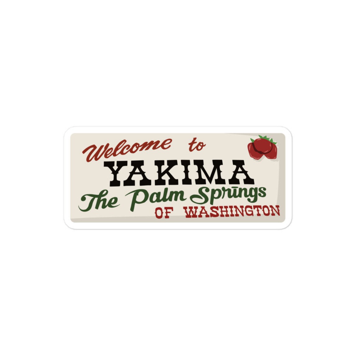 Yakima Washington Sticker - Etsy