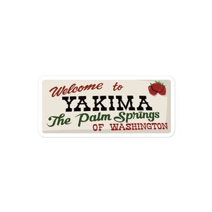 Yakima Washington Sticker - Etsy