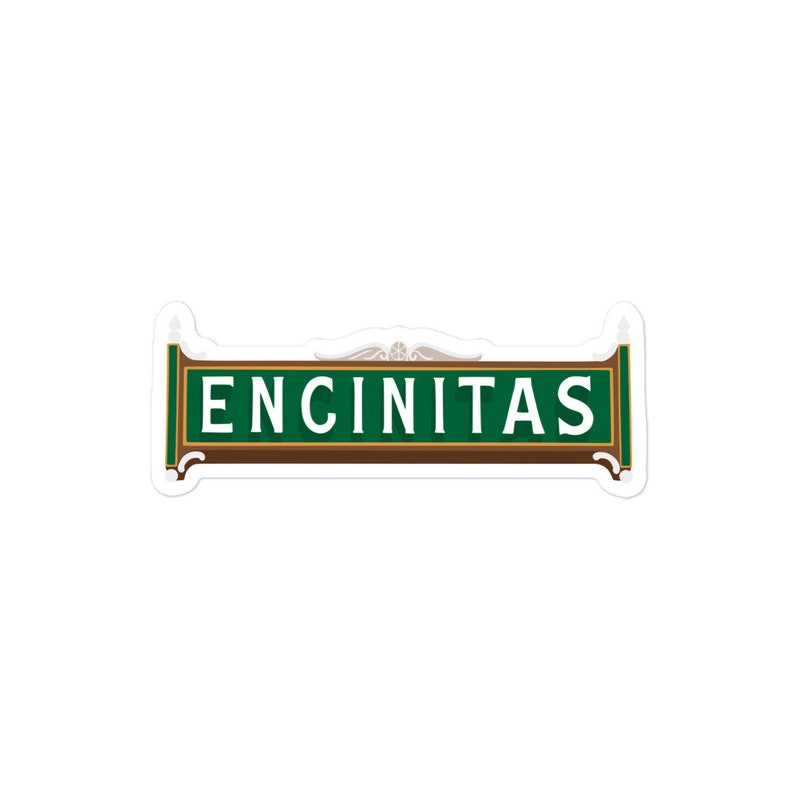 Encinitas California Sticker - Etsy