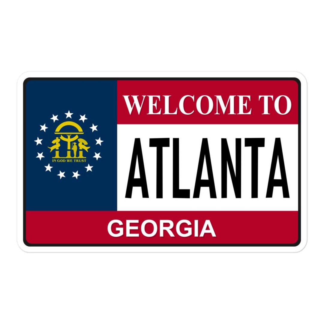 Atlanta Georgia Sticker - Etsy