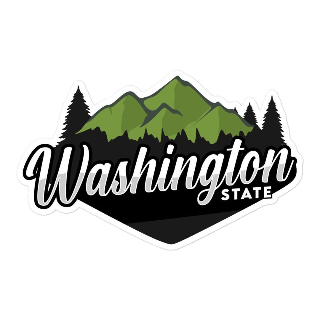 Washington State Sticker - Etsy