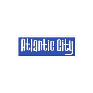 Atlantic City New Jersey Sticker - Etsy