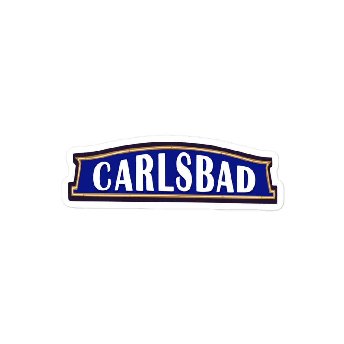Carlsbad California Sticker - Etsy