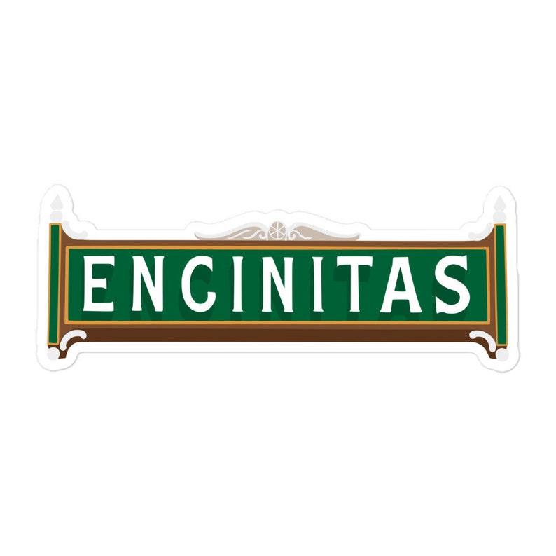 Encinitas California Sticker - Etsy