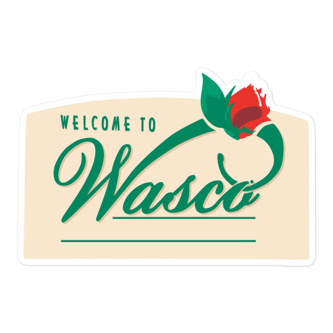 Wasco California Sticker - Etsy