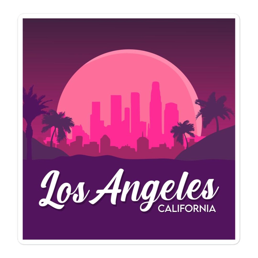 Los Angeles California Sticker - Etsy