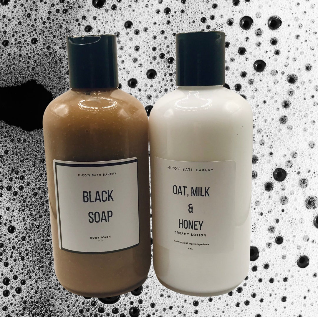 Black Soap Body Wash, All Natural for Face and Body Made With All ...