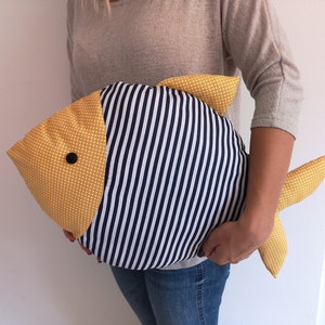 Set of Nautical Themed Decorative Cushions/nusery Marine Decor/ Fish ...