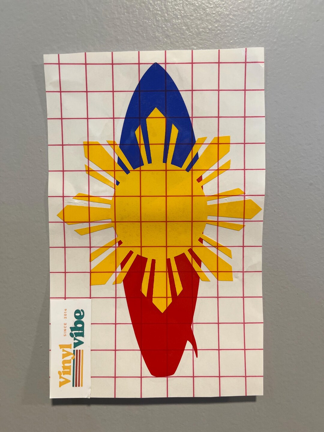 Philippines Sun Surfer Surfboard Pinoy Pinay - Vinyl Sticker Outdoor ...