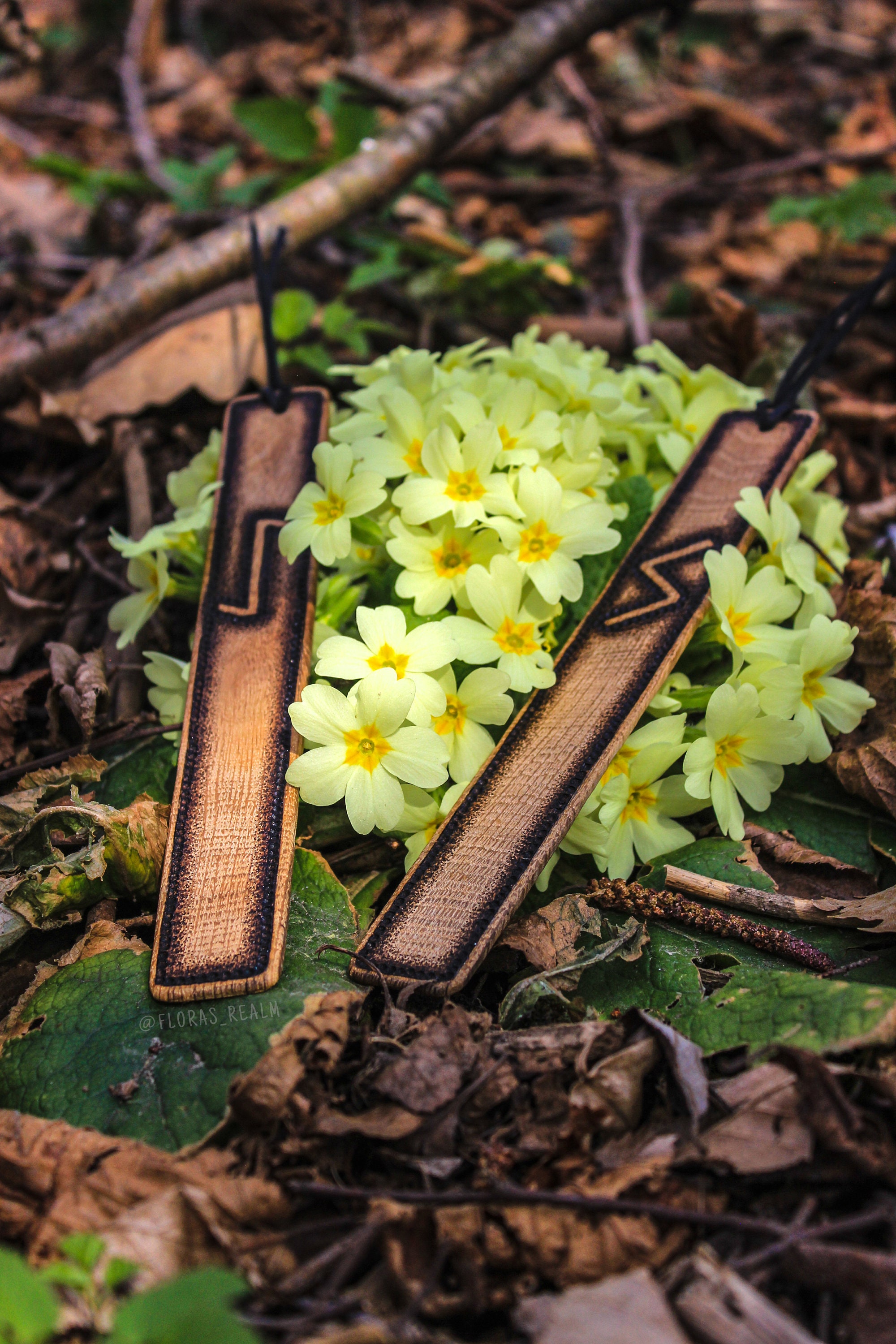 Rune Bookmarks With Sowilo & Eihwaz Elder Futhark Rune Set - Etsy