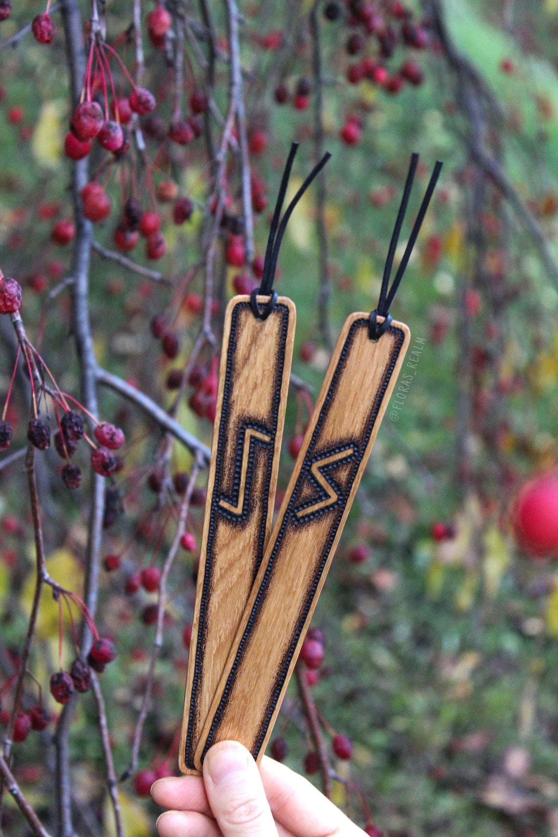 Rune Bookmarks With Sowilo & Eihwaz Elder Futhark Rune Set - Etsy