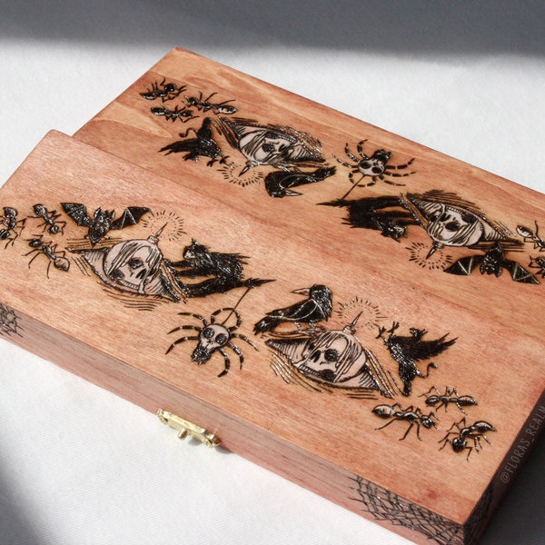 Pyrography Jewelry - Etsy