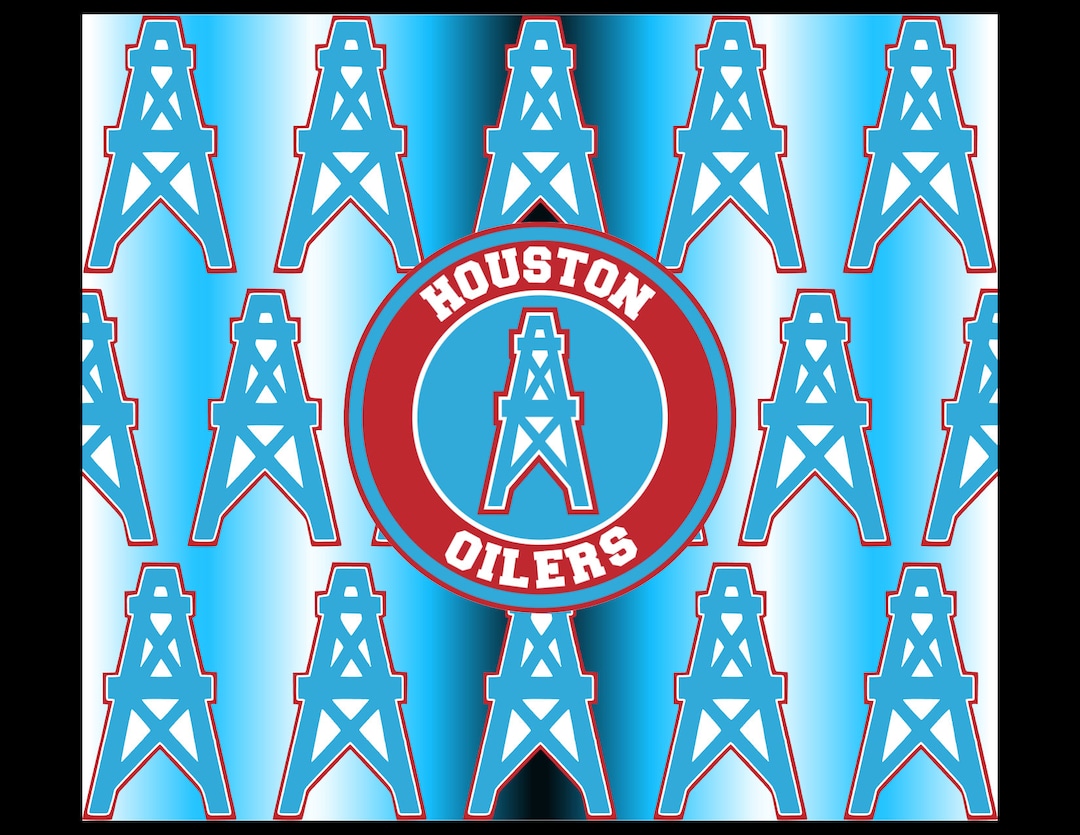 Houston Oilers 20oz Straight Tumbler Sublimation PNG - Etsy