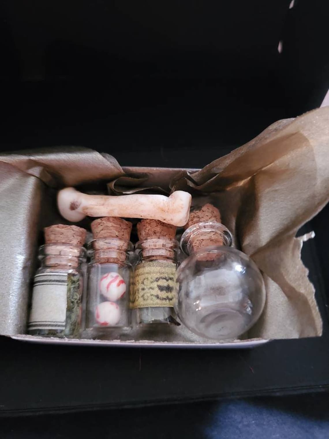 Miniature Witches Cabinet Filled With an Array of Handmade Items. Spell ...