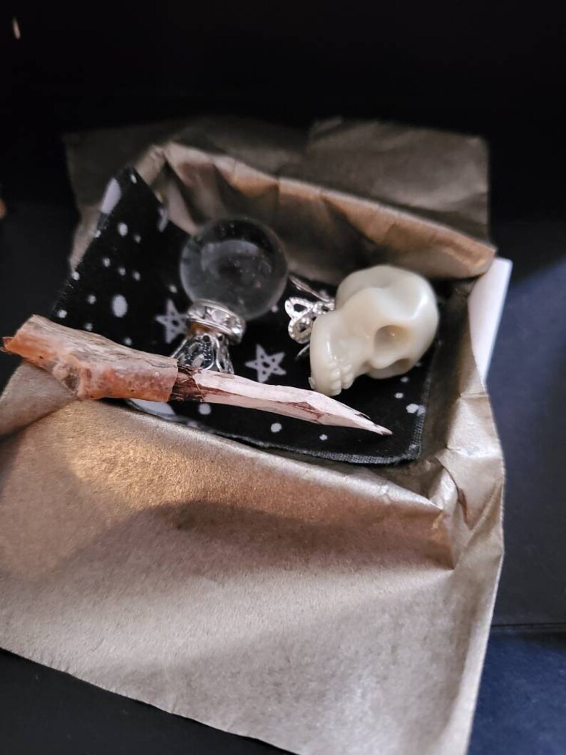 Miniature Witches Cabinet Filled With an Array of Handmade Items. Spell ...