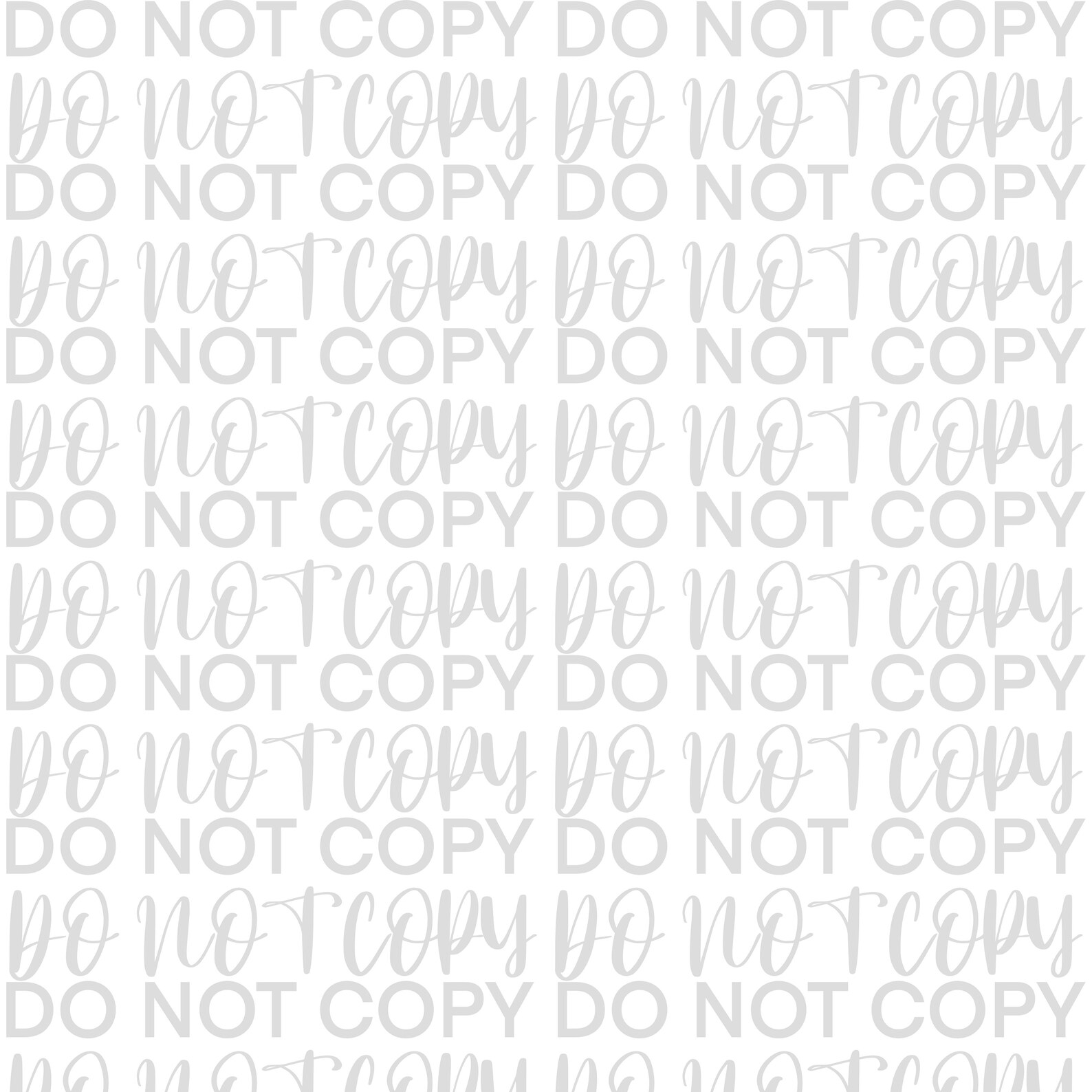 Do Not Copy Watermark Overlay Design Protection Boutique Watermark - Etsy