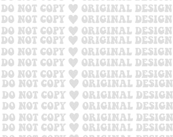 Do Not Copy Watermark Overlay Design Protection Boutique Watermark - Etsy