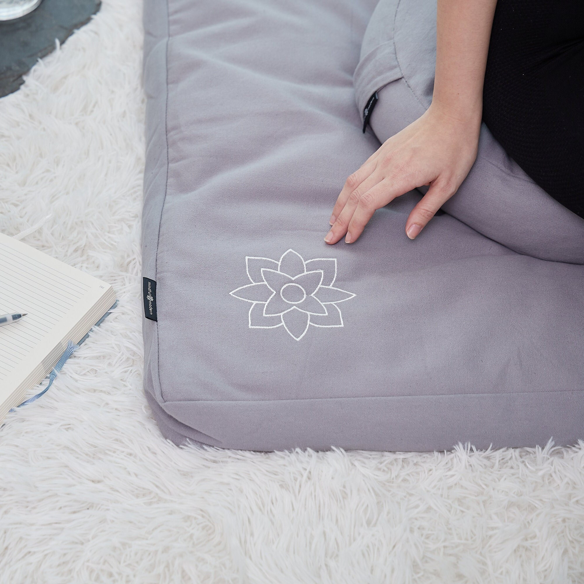 Round Meditation Cushion Set Zafu and Zabuton Floor Cushion - Etsy