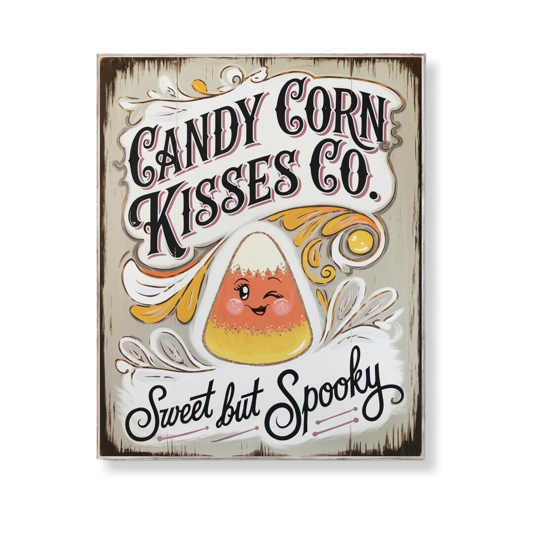 Candy Corn Wall Art Digital Download Cute Halloween Printable for ...