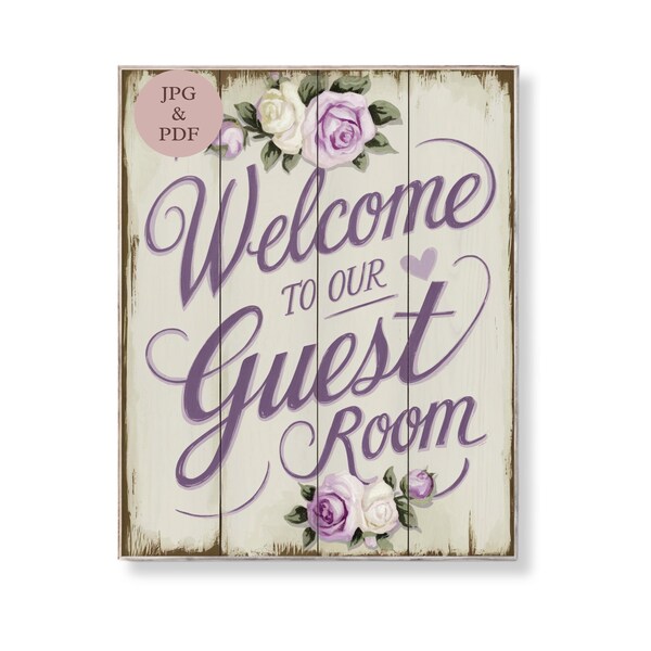Guest Room Sign - Etsy