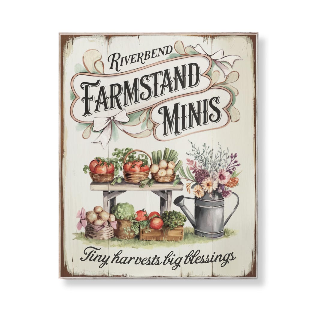 Farm Stand Sign Printable: Rustic Fall Decor (8x10 PDF & JPG Digital ...