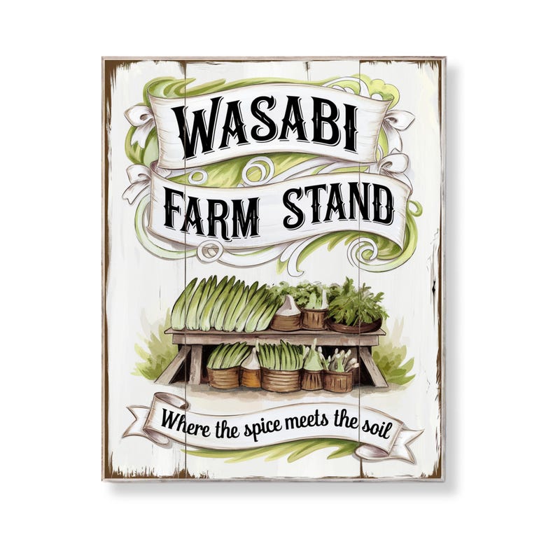 Wasabi Wall Art - Etsy